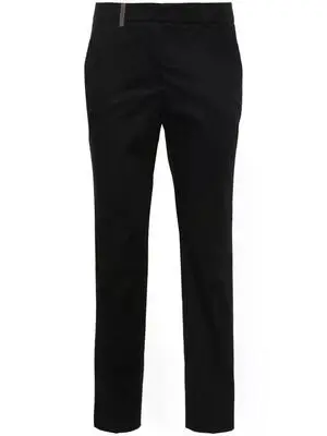 Peserico Cropped Slim-fit Trousers