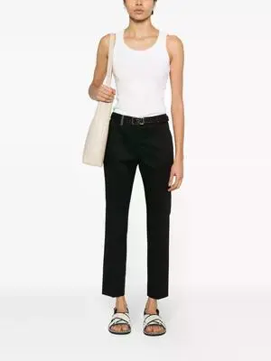 Peserico Cropped Slim-fit Trousers