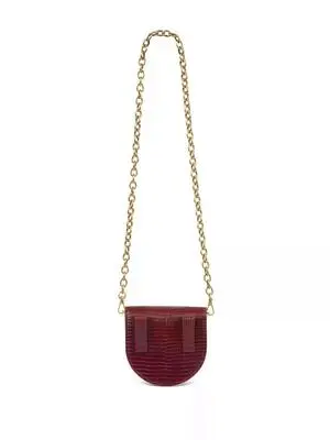 VIVIENNE WESTWOOD Lizard Saddle Crossbody Bag - Red