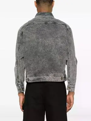 MYNE Embroidered Peacock Canvas Jacket