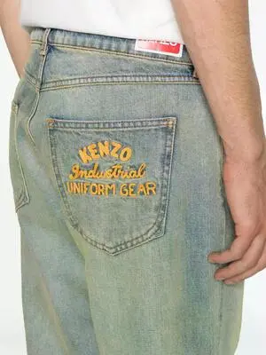 Kenzo Bara Mid-rise Slim-fit Jeans