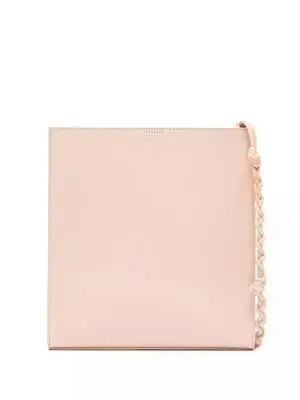 JIL SANDER Tangle Leather Shoulder Bag - Pink