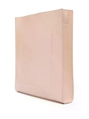 JIL SANDER Tangle Leather Shoulder Bag - Pink