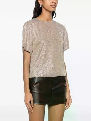Giuseppe Di Morabito Crystal-embellished T-shirt
