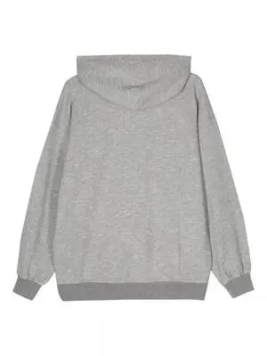 AUTRY Appliqué-logo Mélange-effect Sweatshirt