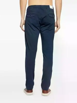 Eleventy Drawstring Chino Trousers - Blue