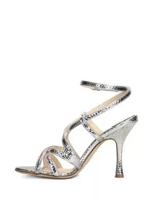 ANNA F. 100mm Leather Sandals