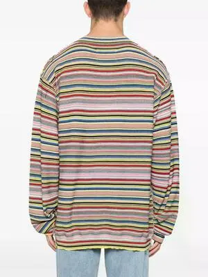 MAISON MARGIELA Striped Cotton Jumper