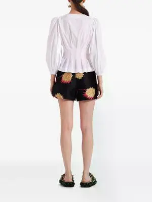 La DoubleJ Margarita Jacquard Shorts - Black