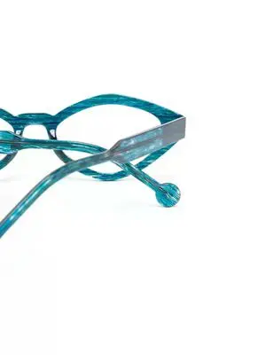 L.A. EYEWORKS Cowrie Oval-frame Glasses