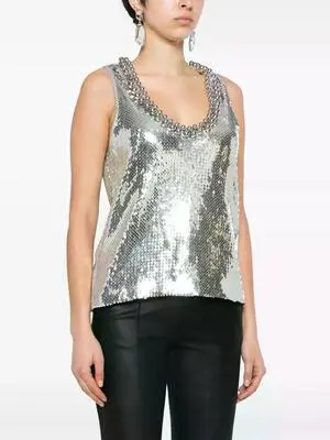 Rabanne Sequin-embellished Top