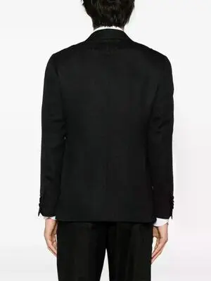 LARDINI Lurex-detail Single-breasted Blazer