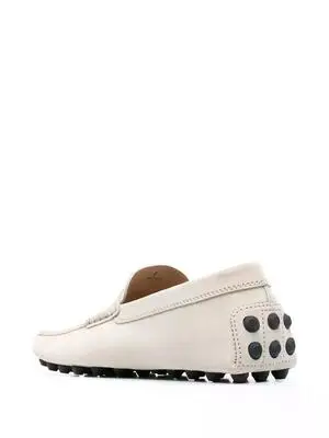 TOD'S Calf-suede Loafers - Neutrals