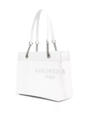 Balenciaga Duty Free Medium Tote Bag - White