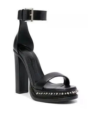 Alexander McQueen Spiked Sole High Heel Sandals