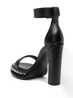 Alexander McQueen Spiked Sole High Heel Sandals