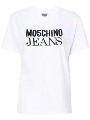 Moschino Logo-print Cotton T-shirt - White