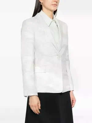 Theory Houndstooth-pattern Blazer