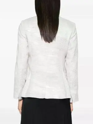 Theory Houndstooth-pattern Blazer