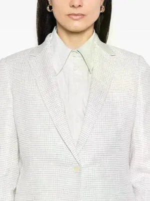 Theory Houndstooth-pattern Blazer