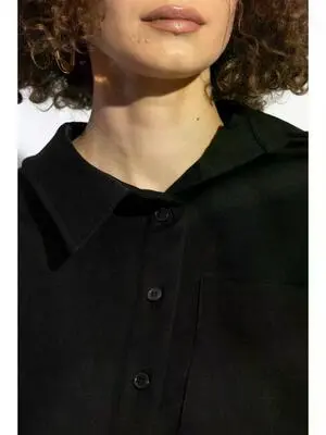 Jacquemus Asymmetric Long-sleeve Shirt - Black