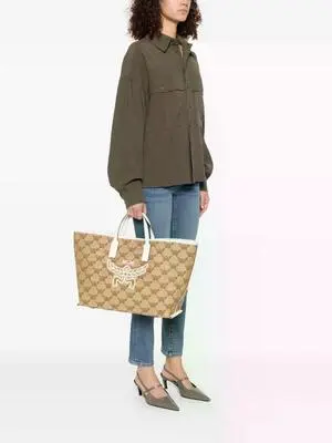 Mcm Medium Himmel Tote Bag