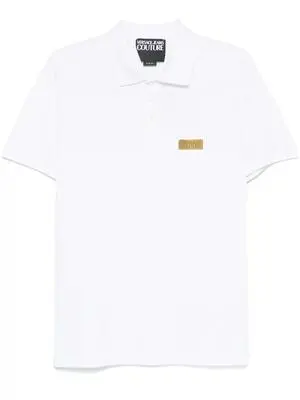 Versace Logo-plaque Polo Shirt