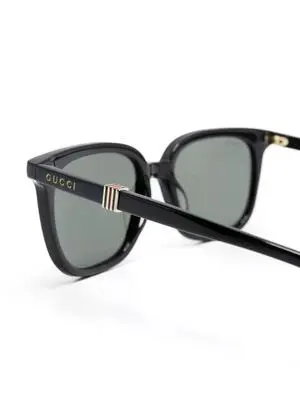 Gucci Square-frame Sunglasses - Black