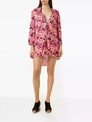 AMIR SLAMA Floral-print Bikini Set