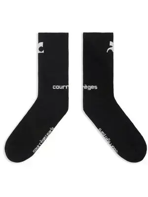 COURREGES Ac Sports Socks - Black