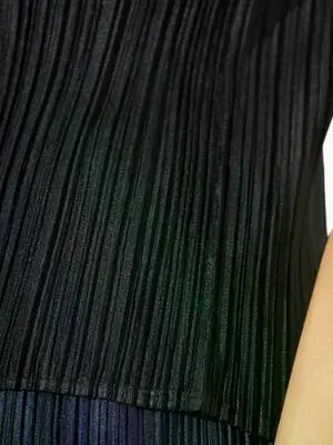 Issey Miyake Pleated Sleeveless Top