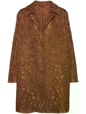 Ermanno Scervino Floral-pattern Quilted Coat