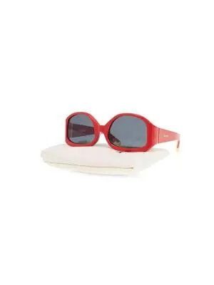Jacquemus Les Lunettes Colapso Sunglasses - Red