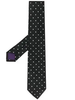 Ralph Lauren Purple Label Dot Print Neck Tie