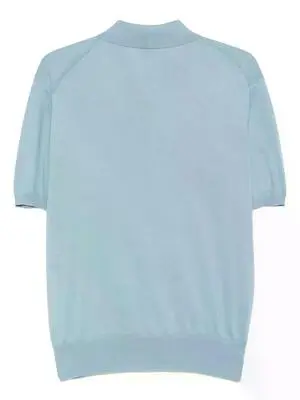 TOM FORD Cotton Polo Shirt - Blue