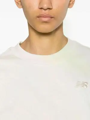 NEW BALANCE Jersey T-shirt With Embroidered Logo