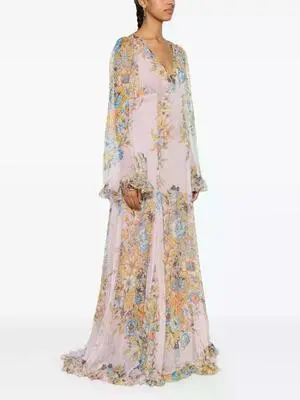 Etro Flora-print Maxi Dress