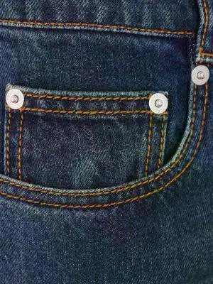 Alexander McQueen Straight-leg Mid-rise Jeans