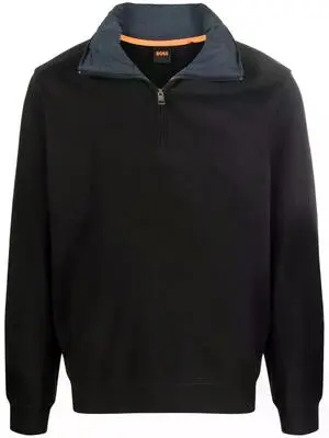 BOSS High-neck Hooded Sweatshirt