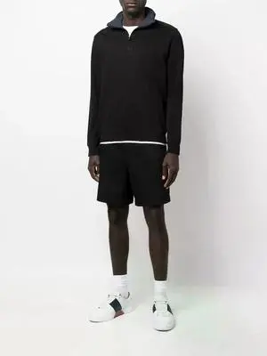 BOSS High-neck Hooded Sweatshirt
