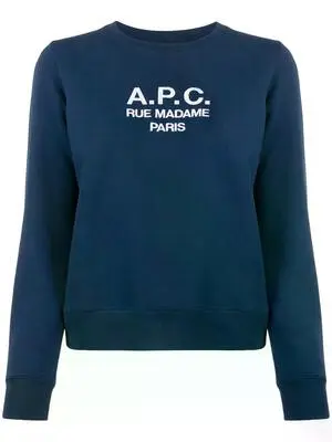 A.p.c. Tina Logo Embroidered Sweatshirt