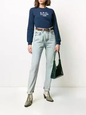 A.p.c. Tina Logo Embroidered Sweatshirt