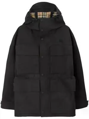 Burberry Patch-pocket Parka Coat