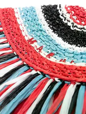 Marni Striped Hat With Tassel Detail