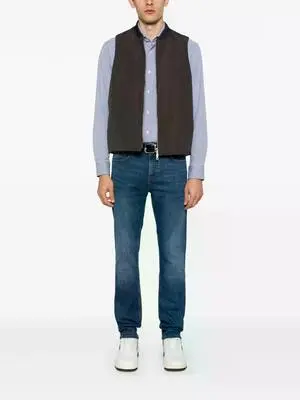 BOSS Gingham-check Long-sleeve Shirt