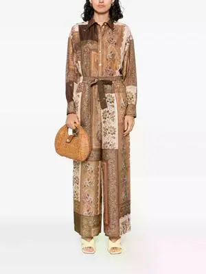 Zimmermann Lucky Silk Trousers