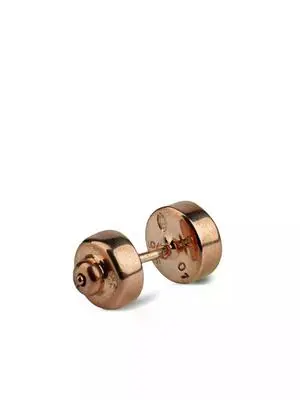 PARTS OF FOUR 18k Rose Gold-plated Sterling Silver Small Stud Earring With Blue Diamond - Pink