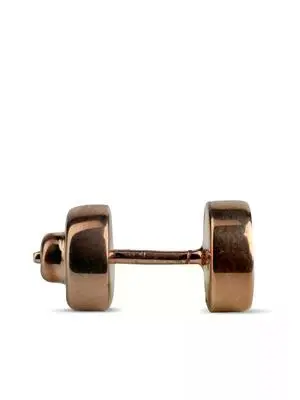 PARTS OF FOUR 18k Rose Gold-plated Sterling Silver Small Stud Earring With Blue Diamond - Pink