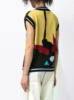 BETHANY WILLIAMS Graphic-print Sleeveless Vest