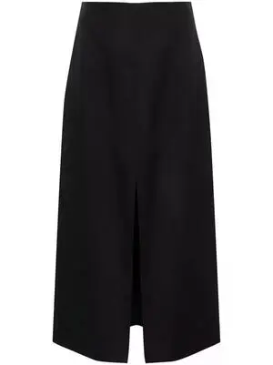 GOLDEN GOOSE A-line Virgin Wool Midi Skirt